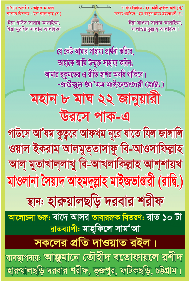 Muktidhara – মাইজভাণ্ডারী দর্শন